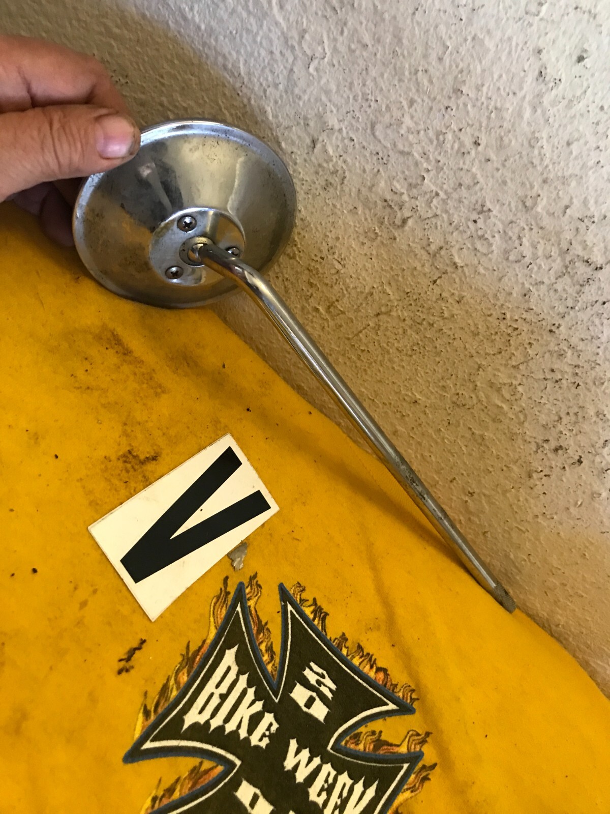 harley antique knucklehead flathead panhead wl 45 mirror | eBay