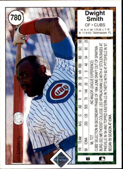 1989 Upper Deck #780 Dwight Smith RC | eBay