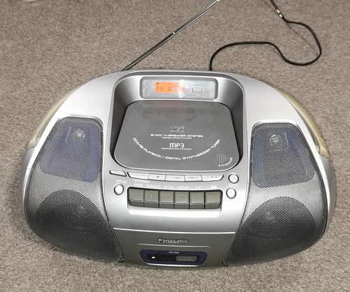 Panasonic RX-D29 Stereo System Boombox Portable CD Tape & FM Radio ...