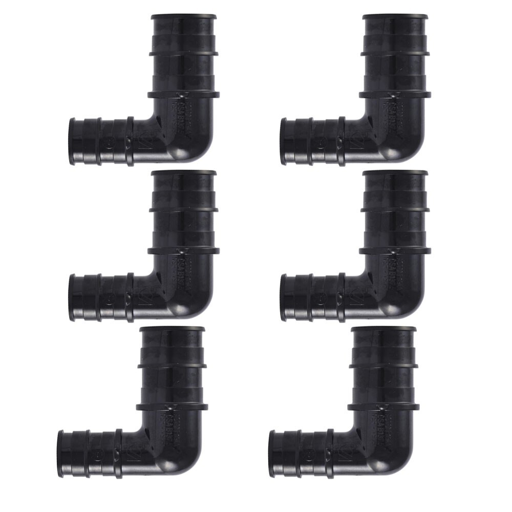 5Pcs F1960 1/2" x 3/4" Reducing 90 Degree Elbow Pex A Poly Expansion ...