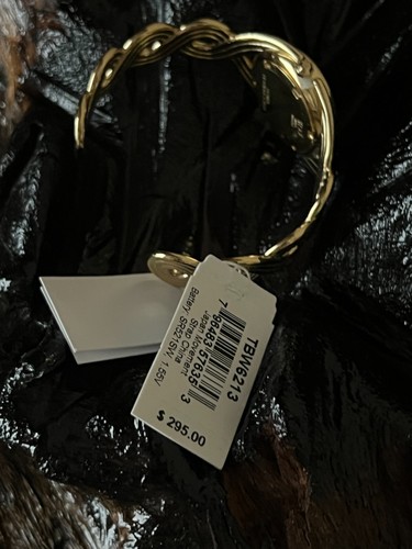 Tory Burch Women The Miller Braided Gold-Tone Stainless Steel Bracelet ...