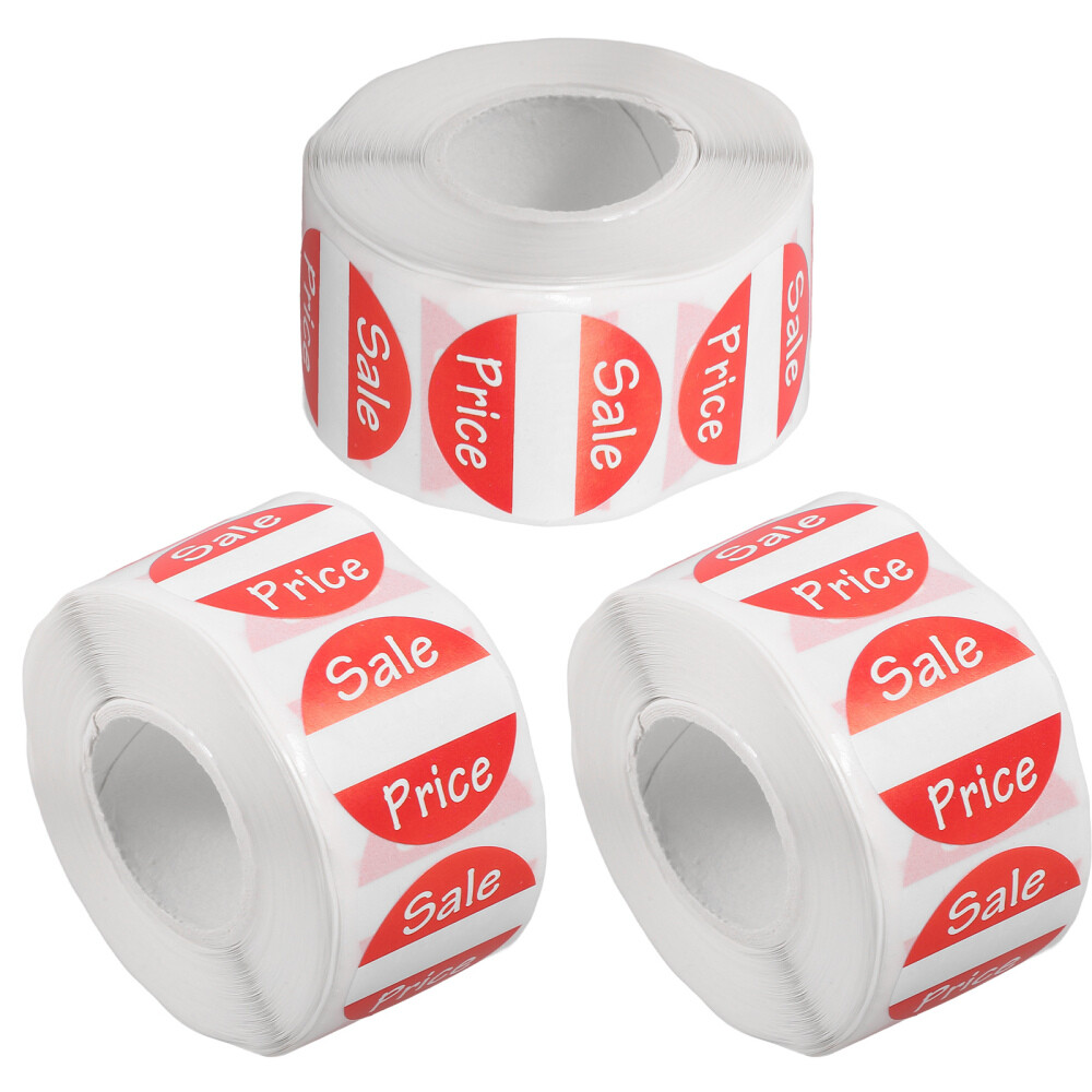 9 Rolls Supermarket Sale Stickers Retail Store Sale Stickers Circle ...