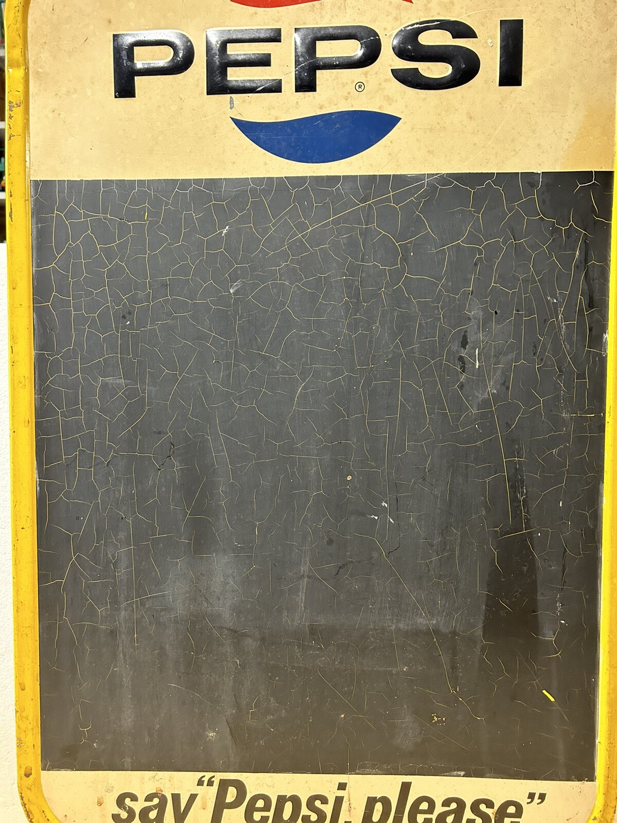 1965 Pepsi Menu Board 30 x 19 1/2 Stout Original - dated | eBay