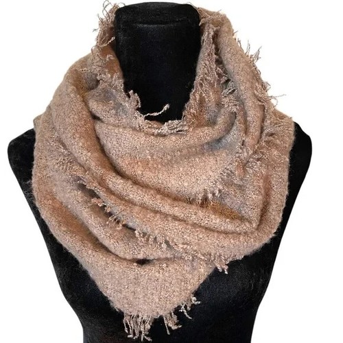 Soft Beige Marled Infinity Scarf B18 | eBay