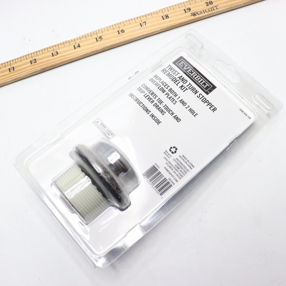 Everbilt Bath Drain Remodel Kit - Drain Rim Slightly Scuffed | eBay