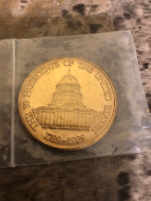 The 39 Presidents Of The United States 1789 - 1989 Challenge Coin | eBay