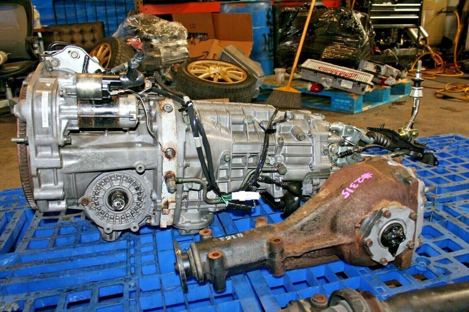 JDM SUBARU IMPREZA WRX STI 6 SPEED TRANSMISSION WITH DIFFERENTIAL V7 02 ...