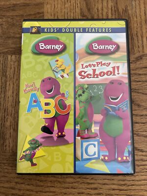 Barney Now I Know My ABCs Let’s Play School DVD Black Case 45986313850 ...