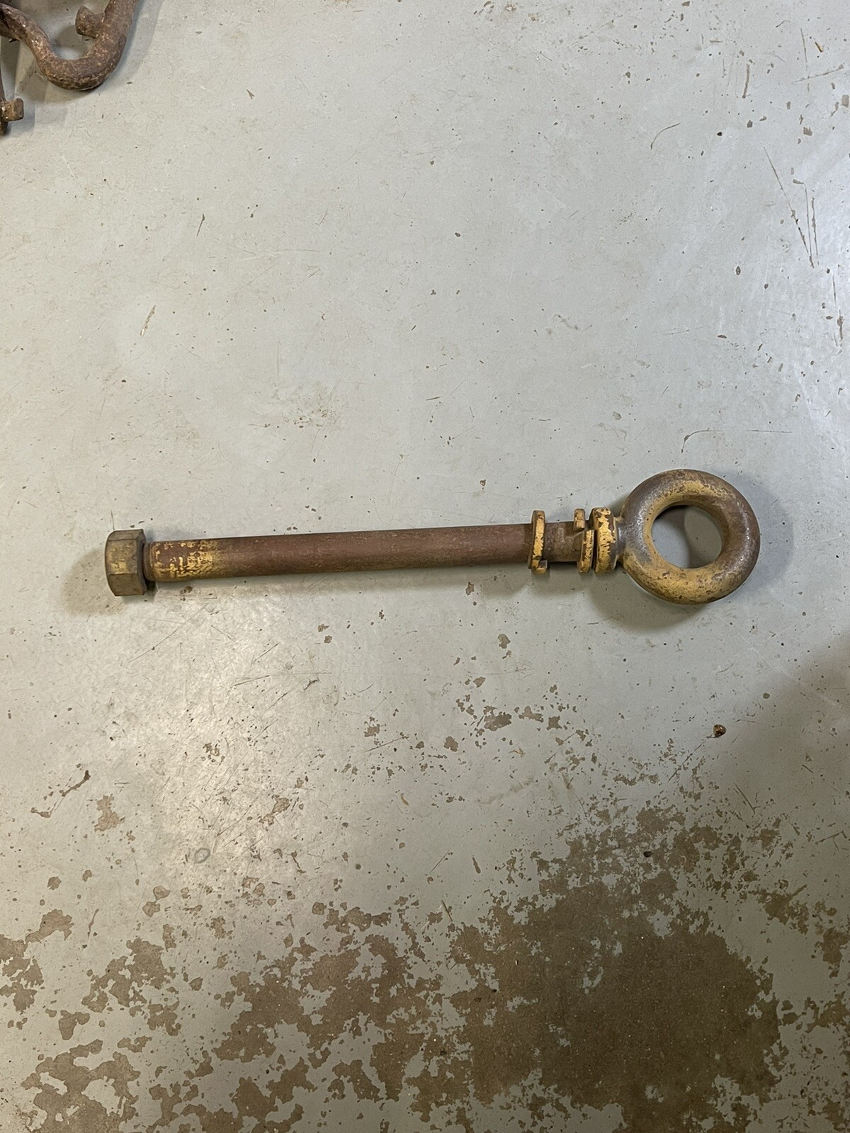 1"-8 x 3 1/2 x 16 Long Steel Machine Lifting Eye Bolt Eyebolt Forged ...