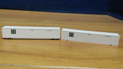 Deluxe Innovations N scale NACS 53' ContainerS X 2 NACS 606327 | eBay