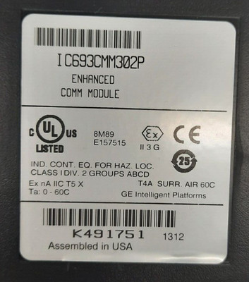 GE FANUC IC693CMM302P ENHANCED COMM MODULE | eBay