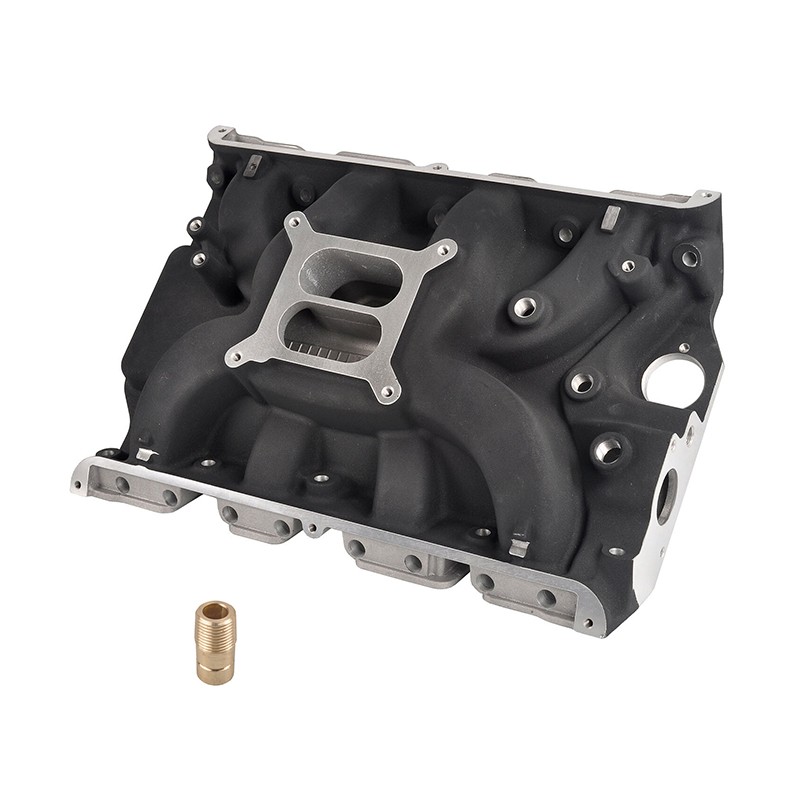 Black Aluminum Dual Plane Intake Manifold For Ford FE 390 406 410 427 ...