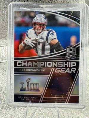 2022 Panini Spectra Football Rob Gronkowski #CG-RGR Prizm 41/75 Patch ...
