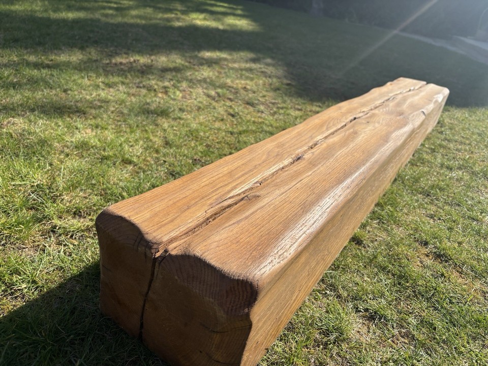 Rustic Oak Fireplace Beam - Reclaimed By Traditional Beams | eBay UK