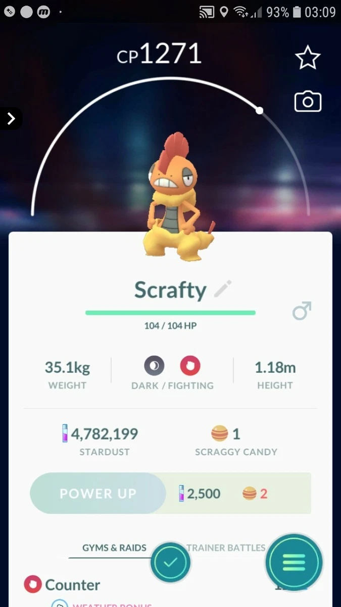 Pokemon Scrafty Evolution