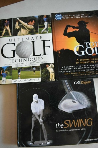Lot of (3) HARDBACK GOLF TECHNIQUES Books | eBay