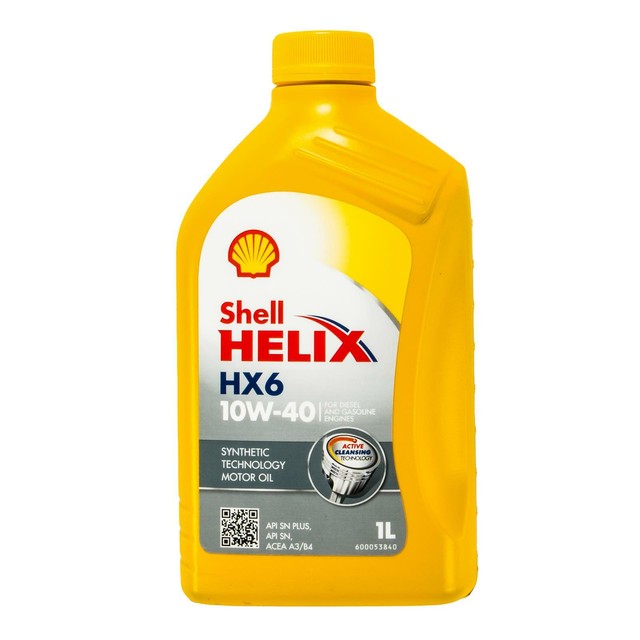 5 Litre Shell Helix Hx6 10w-40 Engine Oil 10w40 MERCEDES RENAULT VW for ...
