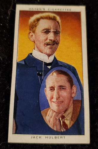 Vintage 1938 ACTORS: JACK HULBERT - Rare Ogden Cigarette Trading Card ...