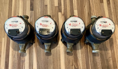Lot Of 4 - Amco/Elster/Kent heads model C700 5/8 Direct read water ...