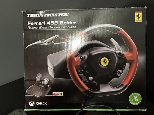 Thrustmaster Ferrari 458 Spider Xbox One/Pc Racing Wheel and Pedals ...