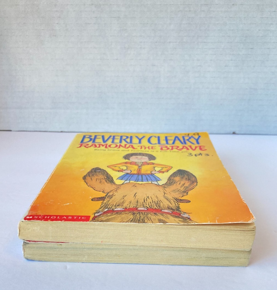 Ramona Quimby Book Lot (2) Ramona Quimby Age 8 Ramona the Brave Beverly ...