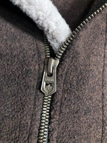 KUHL Mens Full-Zip Sherpa Fleece Alpenwurx Jacket in Brown Faux Suede ...