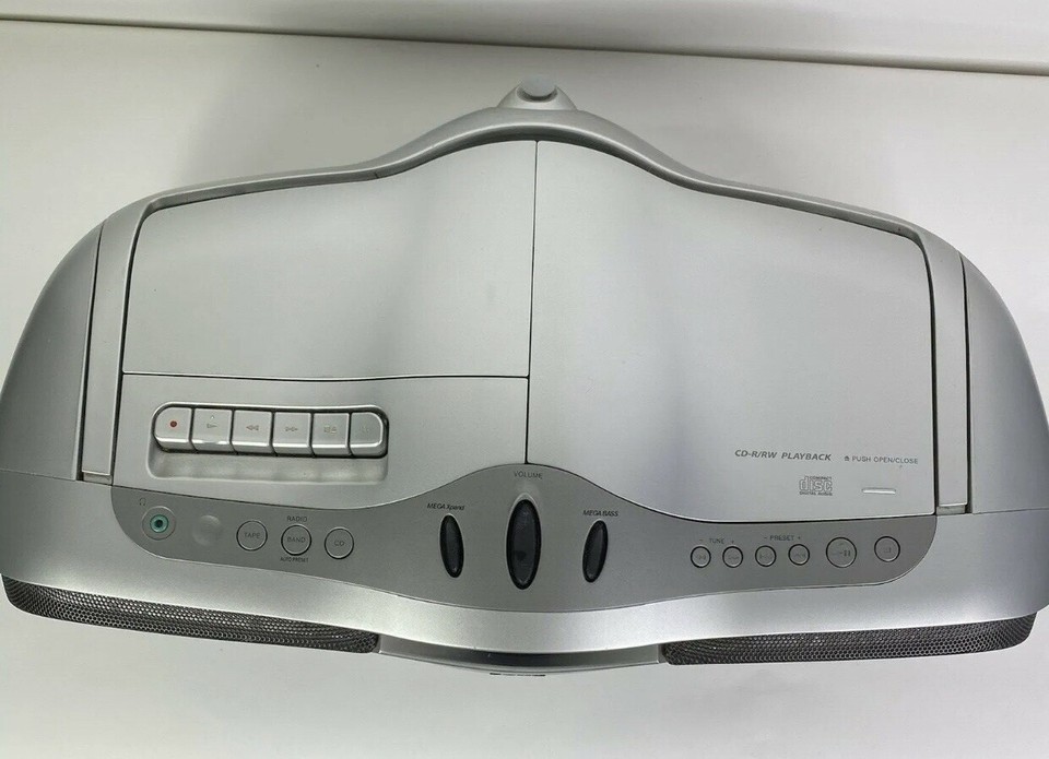 Sony CFD-F10 Dual Acoustic Bass Expansion CD Radio Cassette-corder | eBay