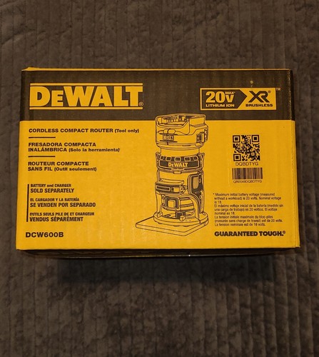 DEWALT 20V Max XR Brushless Compact Router - DCW600B for sale online | eBay