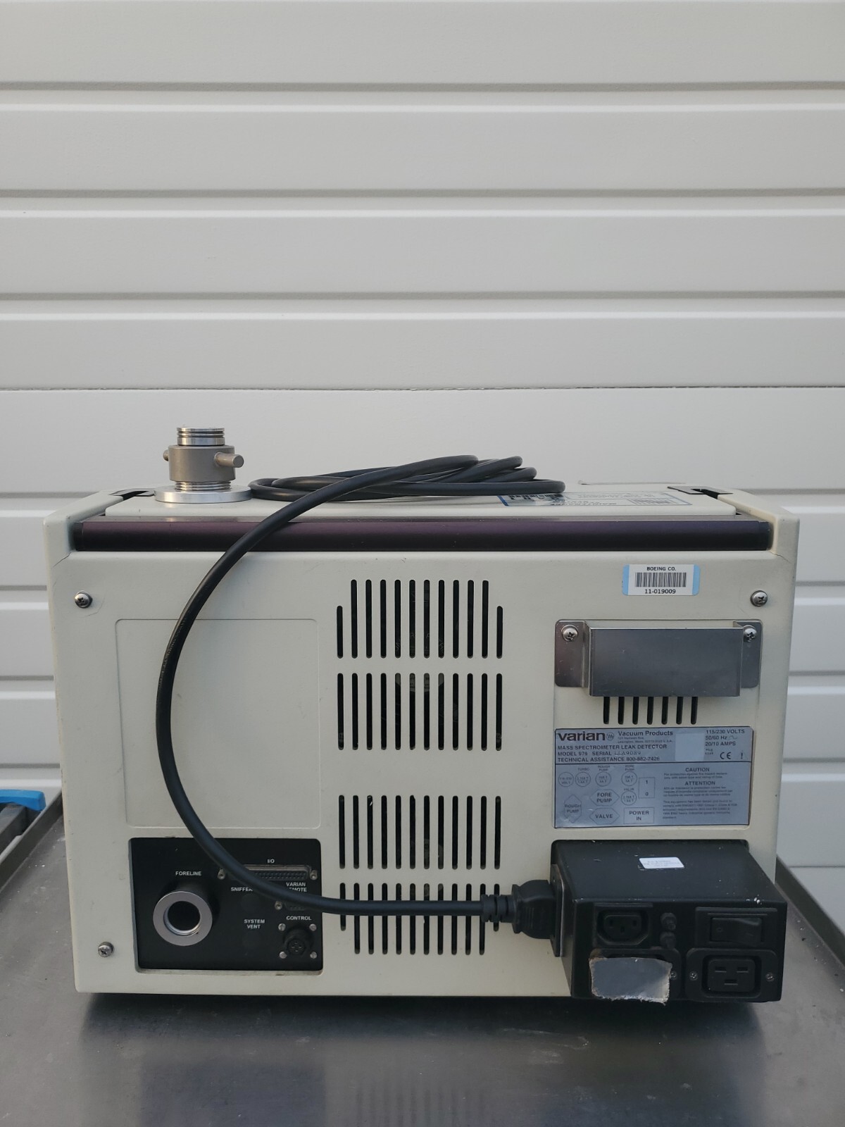 Varian 979 Helium Leak Detector #LLA9089 for sale online | eBay