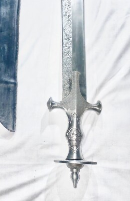Sikh Khanda, Kamani blade (3feet) Sikh Sword, Sikh Dagger, Sikh Kirpan ...