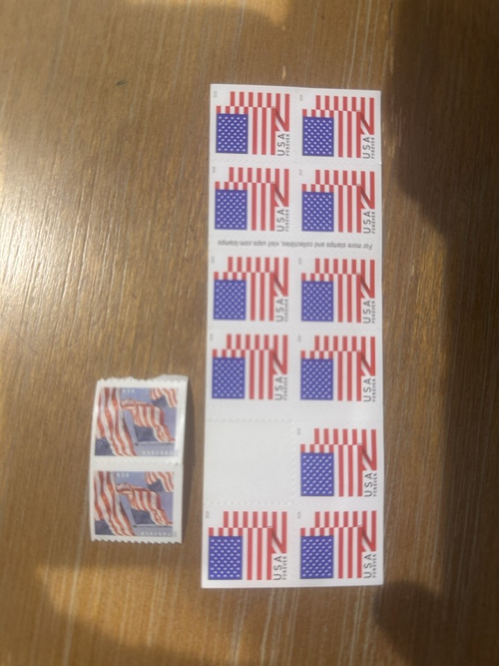 USPS US Flag First-Class Forever Stamps - 21 | eBay