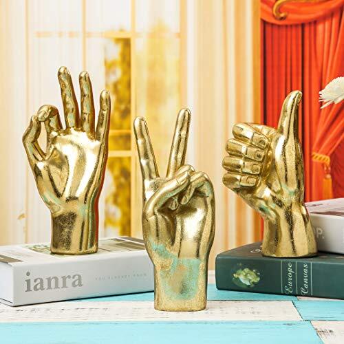 Decor “OK” ASL Hand Sign, Desk Statue Classic Hand Gesture Sculpture ...