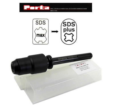 PORTA SDS Max To SDS Plus (SDS +) Shank Chuck Adaptor For Drill/Breaker ...