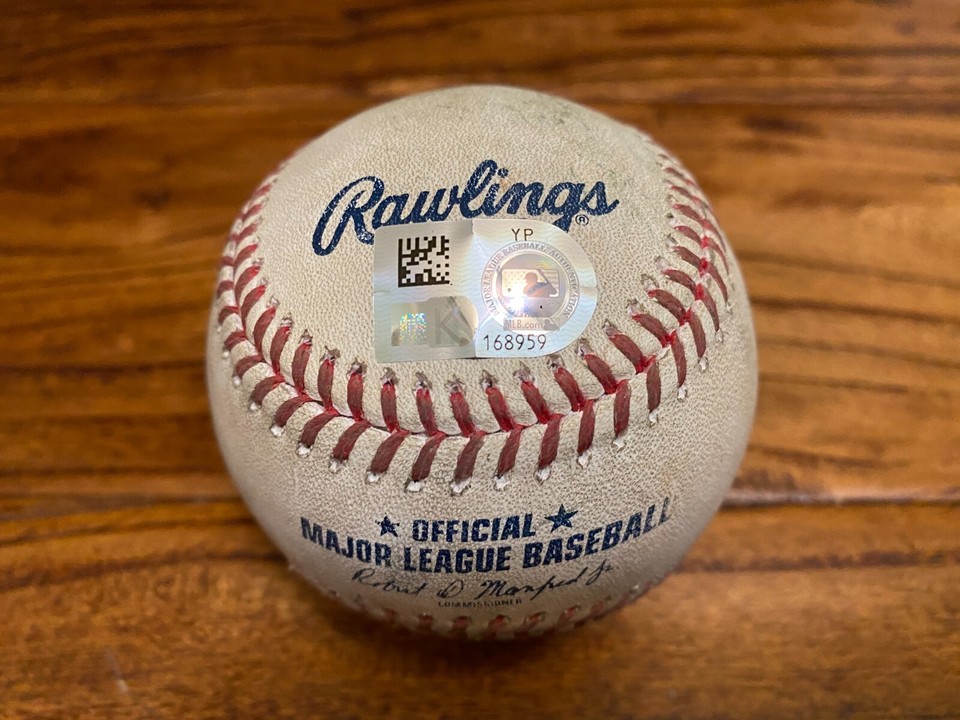 Carson Kelly Diamondbacks Game Used SINGLE Baseball 9/28/2022 Astros ...