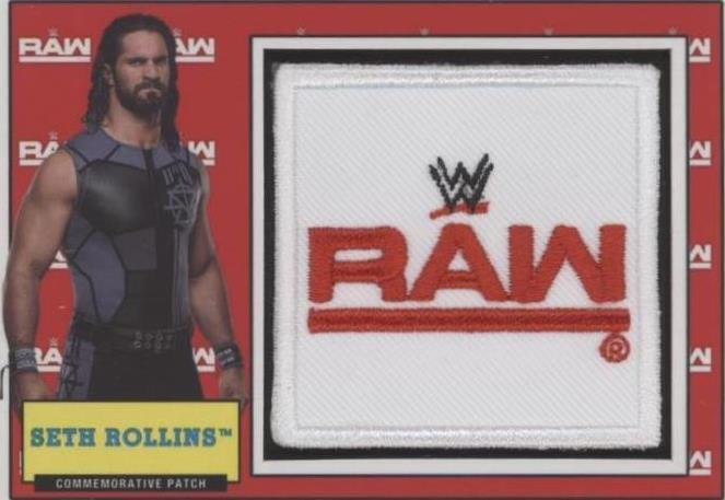 2017 Topps Heritage WWE - Commemorative Patches Seth Rollins /299 for ...