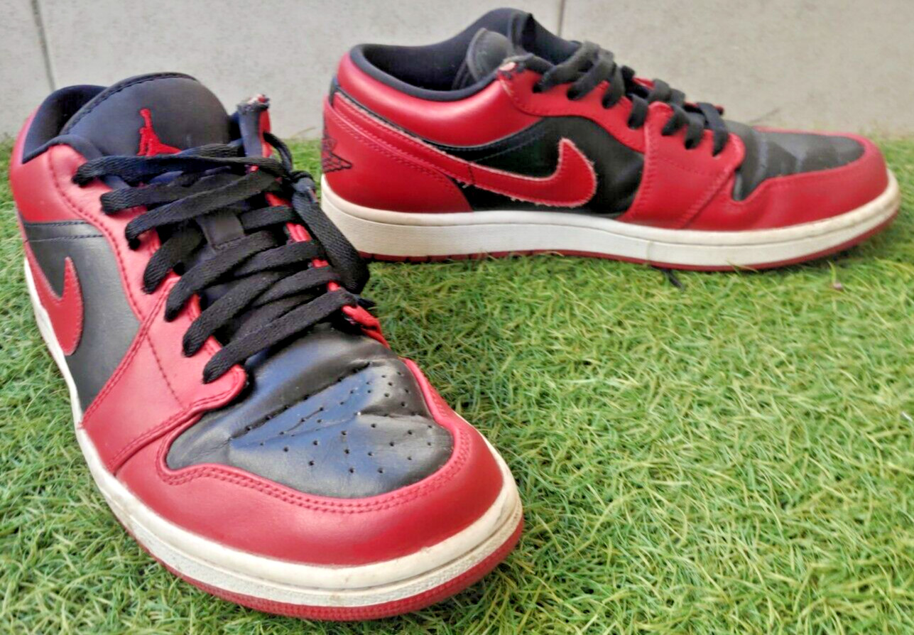 Nike Air Jordan 1 Low Reverse Bred 2020 553558-606 Me… - Gem