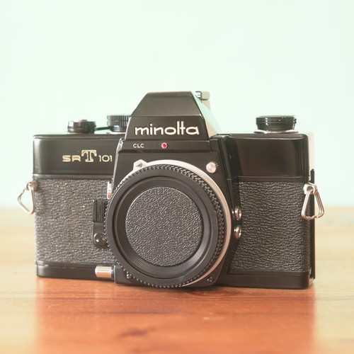MINOLTA SRT 101 BLACK BODY SLR FILM CAMERA #085 | eBay