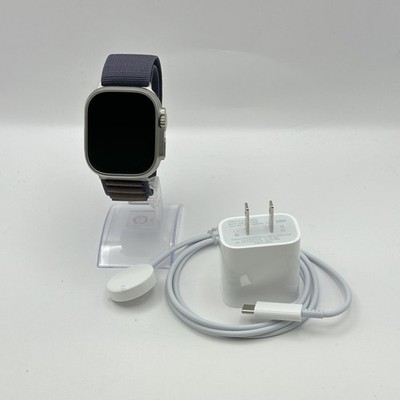 Apple Watch Ultra Titanium w/ Indigo Alpine Loop (LTE) - Very Good ...
