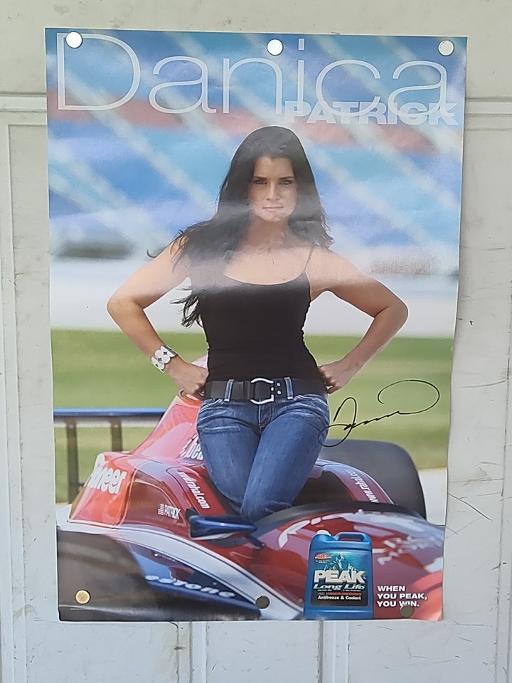 Danica Patrick Race Car Poster Peak Antifreeze 2005 24" X 16" | eBay