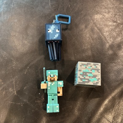 Minecraft Series 2 Overworld Steve Diamond Armor - 2014 with squid ...