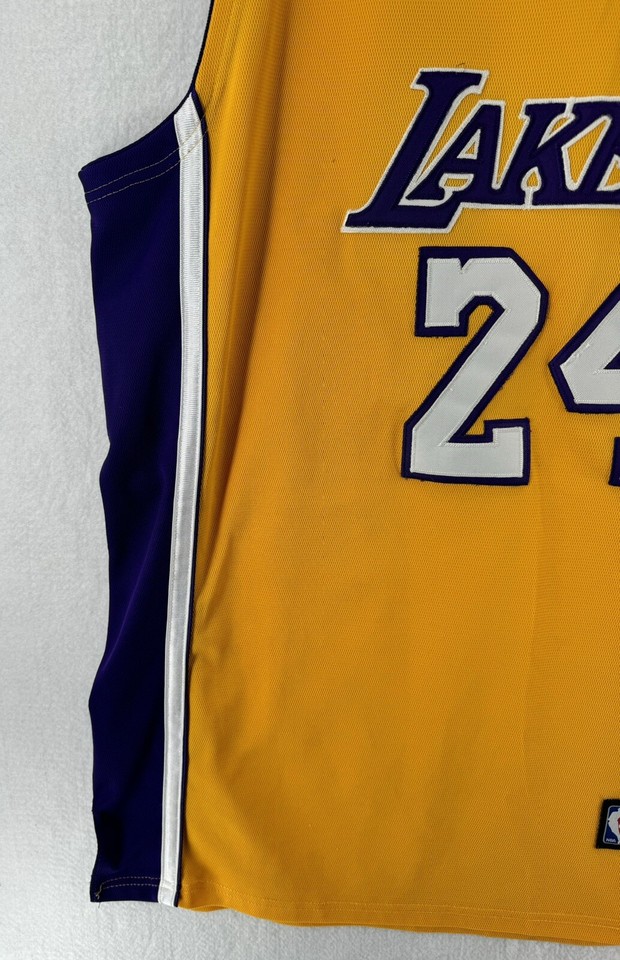 VTG Adidas LA Lakers #24 KOBE Bryant STITCHED Jersey Mens Size 54 Read ...