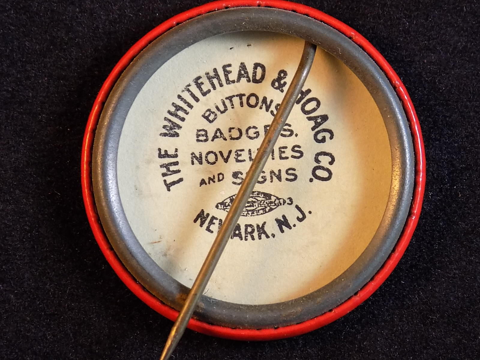 ANTIQUE PINBACK ESSEX COUNTY 1929 Annual Convention The Whitehead ...