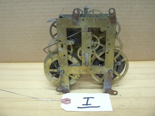 Vintage Antique Sessions Mantel Clock Movement Steam Punk Mechanical ...