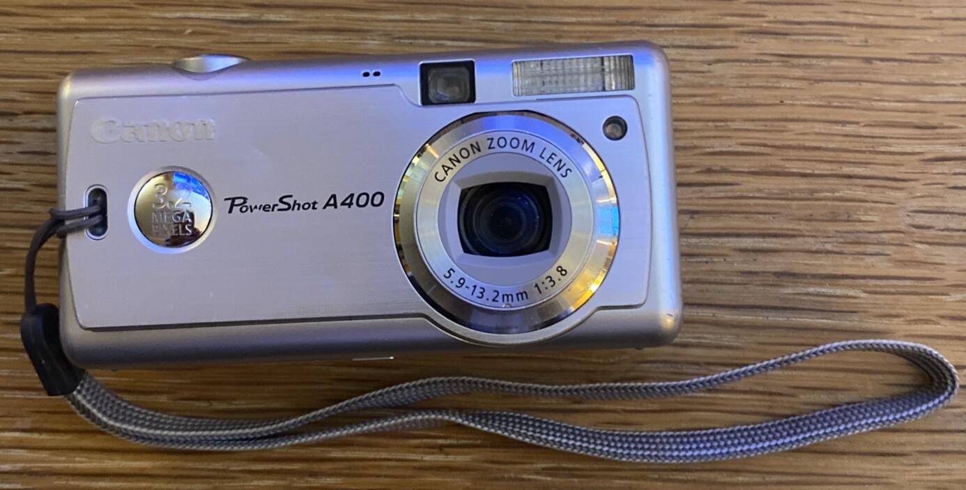 Canon PowerShot A400 3.2MP Digital Camera - Silver for sale online | eBay