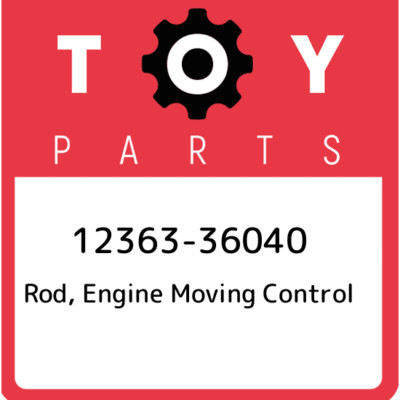 12363-36040 Toyota Rod, engine moving control 1236336040, New Genuine ...