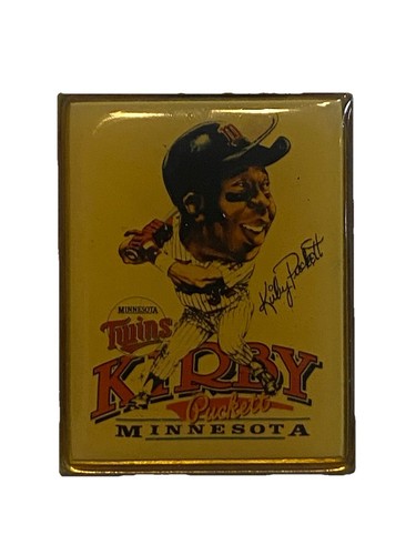 Minnesota Twins Kirby Puckett Big Head Pin Vintage 991-1992 1991 MLB ...