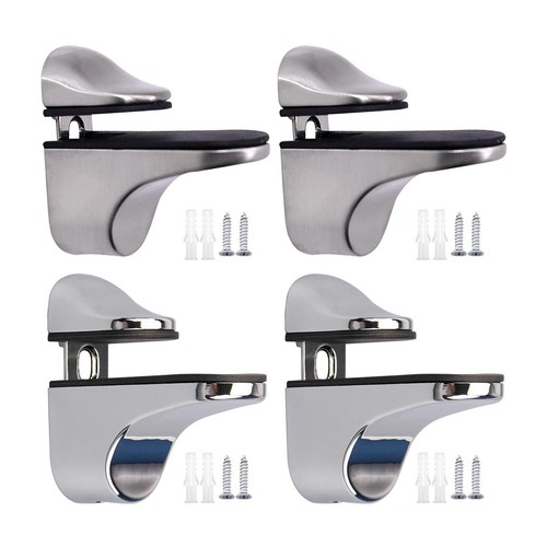 Glass Shelf Support Clamp for 3-21mm Wood Replacement for Shelves ...