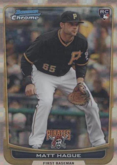 2012 Bowman Chrome - Matt Hague #76 X-Fractor (RC) for sale online | eBay