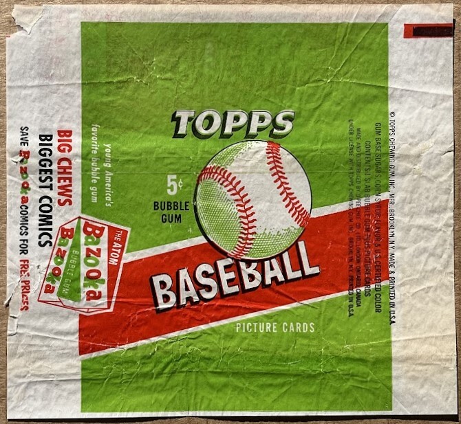 1955 Topps Baseball 1 Cent and 5 Cent Wax Wrappers (Lot of 3) | eBay