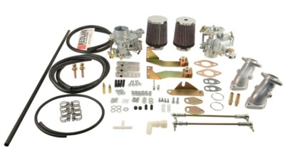 Genuine Redline Dual Weber 34 ICT Single Port Carb Kit for VW Beetle ...